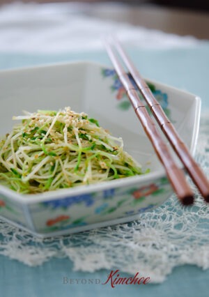 Quick Sautéed Pea Sprouts | Beyond Kimchee