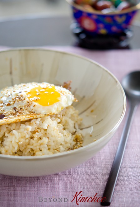 Korean Egg Rice (Gyeran Bap) | Beyond Kimchee