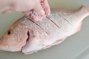 Broiled Red Snapper with Korean Chili Sauce | Beyond Kimchee