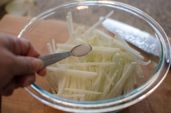 Korean Radish Pancakes (Mujeon) | Beyond Kimchee