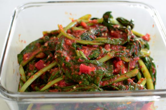 Turnip Green Kimchi | Beyond Kimchee