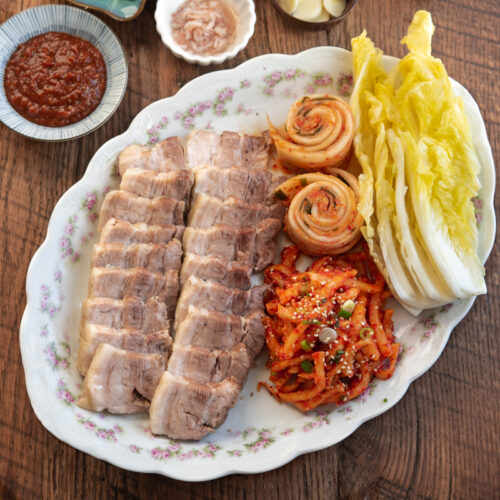 Best Bossam Recipe (Korean Pork Belly Wraps) | Beyond Kimchee