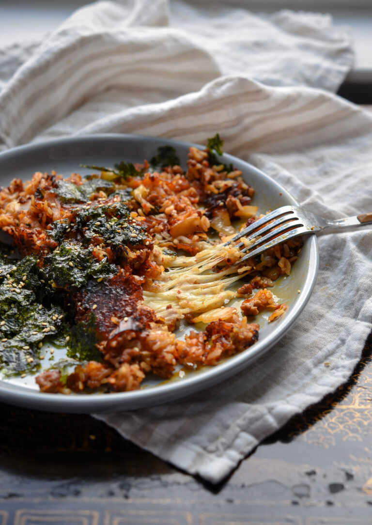 Crispy Kimchi Fried Rice with Cheese | Beyond Kimchee