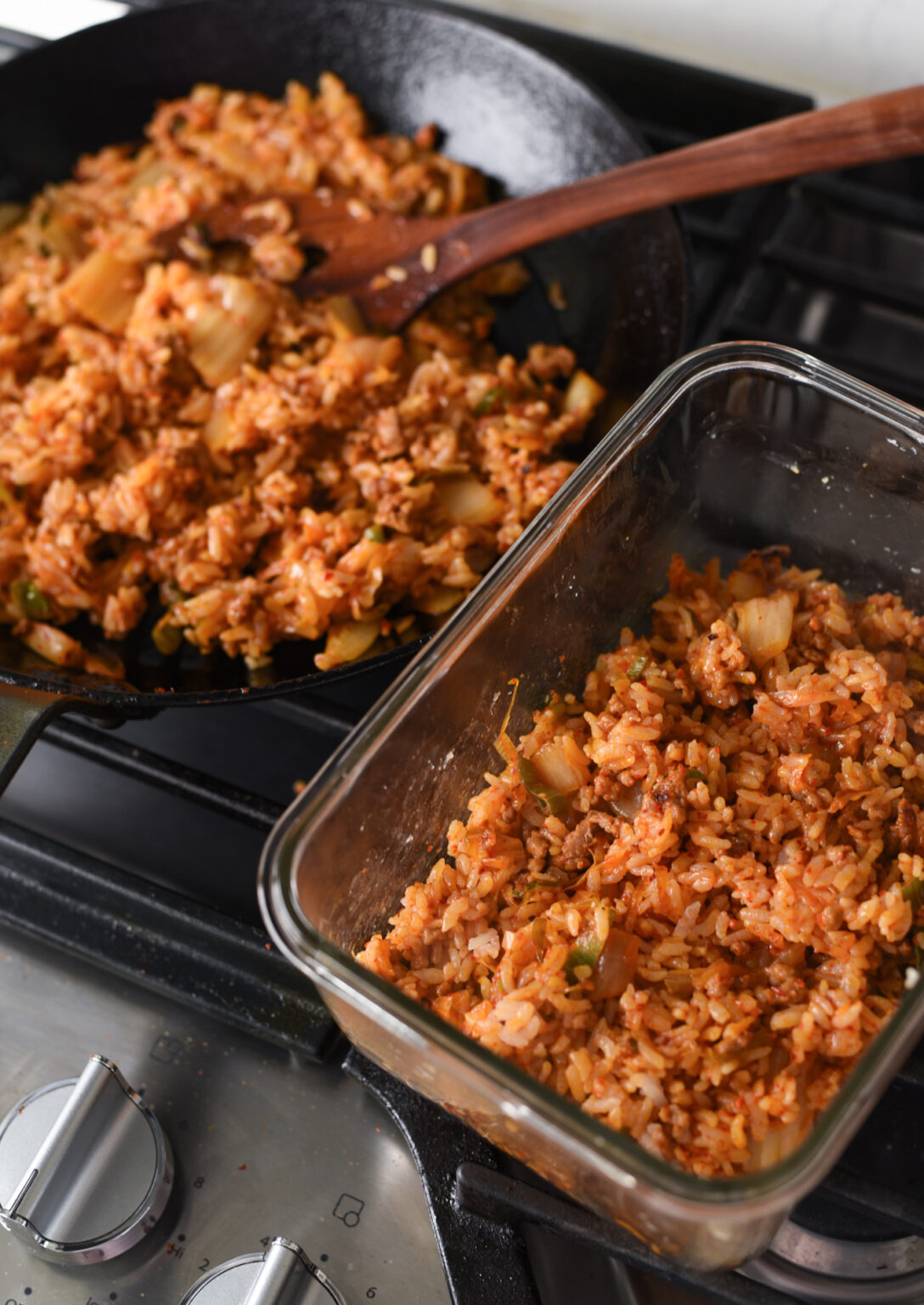 Crispy Kimchi Fried Rice with Cheese | Beyond Kimchee