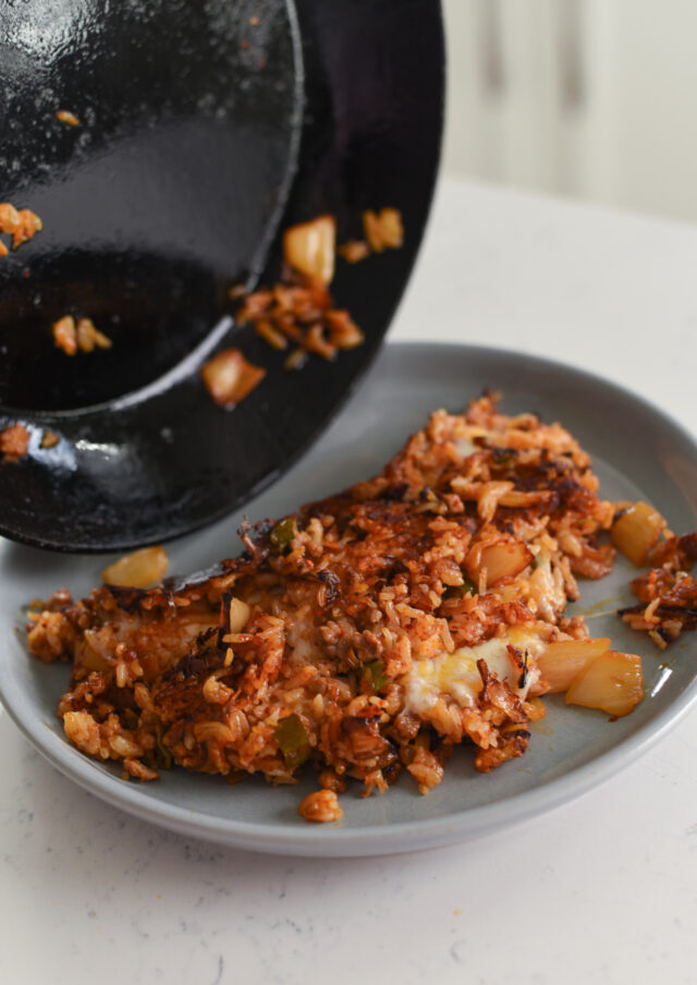Crispy Kimchi Fried Rice with Cheese | Beyond Kimchee