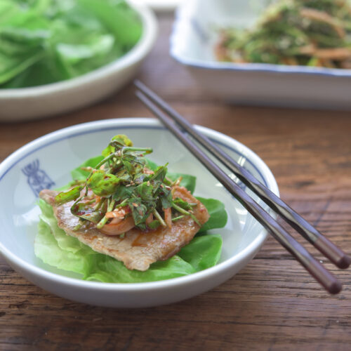 Minari Salad (Korean Water Dropwort) | Beyond Kimchee