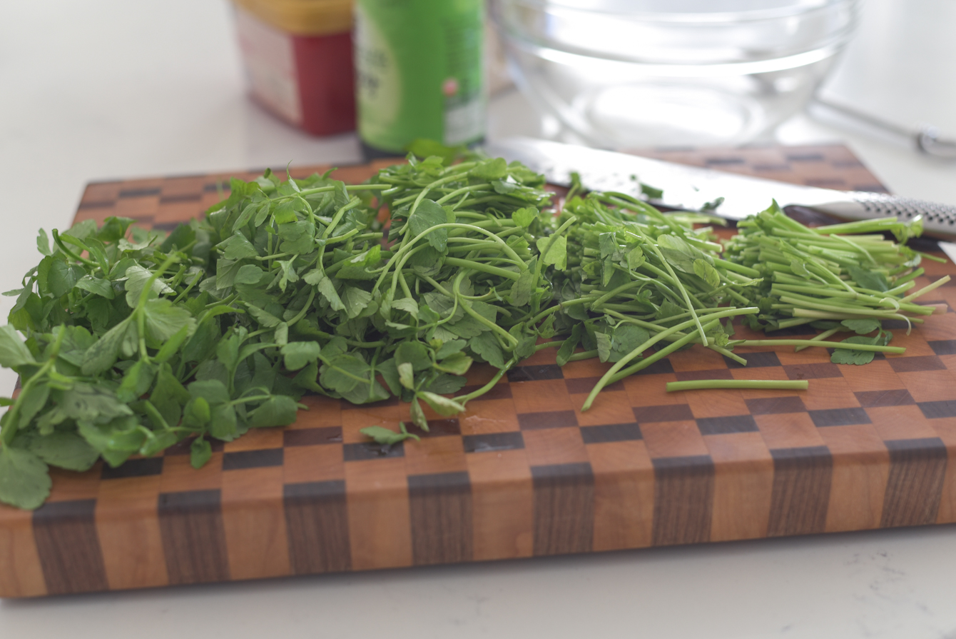 Minari Salad (Korean Water Dropwort) | Beyond Kimchee