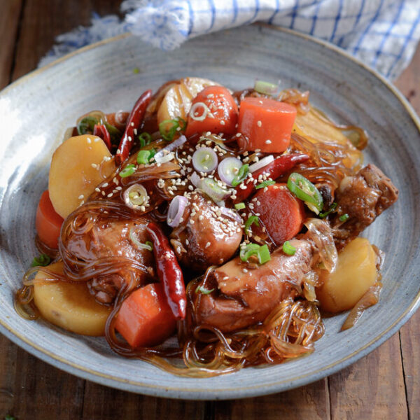 Korean Braised Chicken (Andong Jjimdak) | Beyond Kimchee