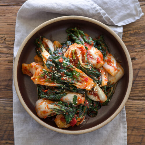 Easy Bok Choy Kimchi Recipe | Beyond Kimchee