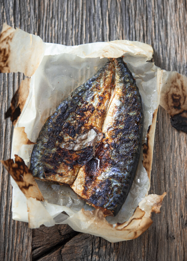Korean Grilled Mackerel in Parchment - Beyond Kimchee
