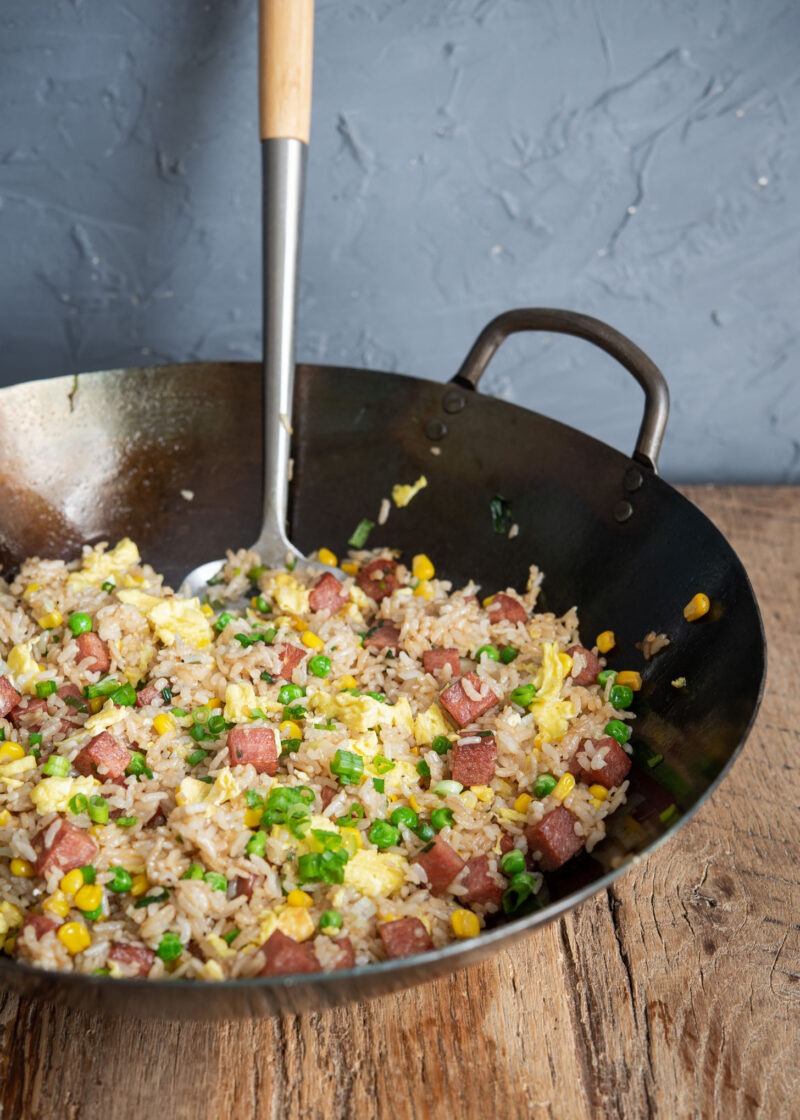 Quick Spam Fried Rice - Beyond Kimchee