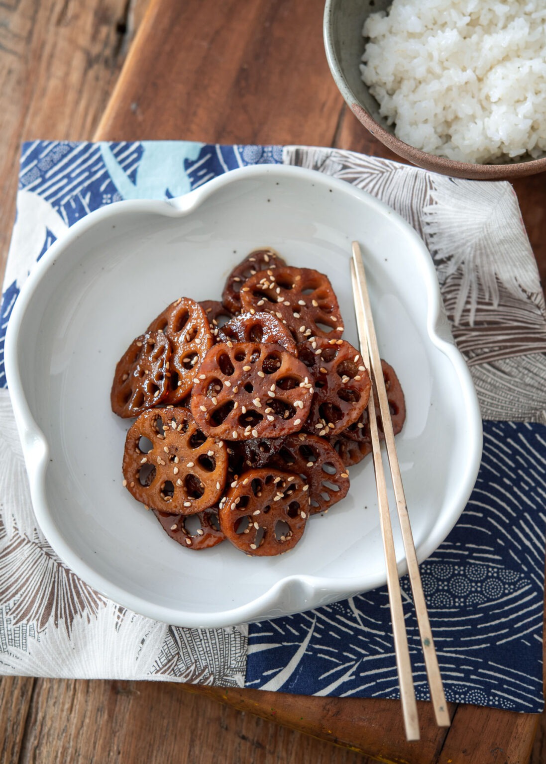 Korean Braised Lotus Root - Beyond Kimchee
