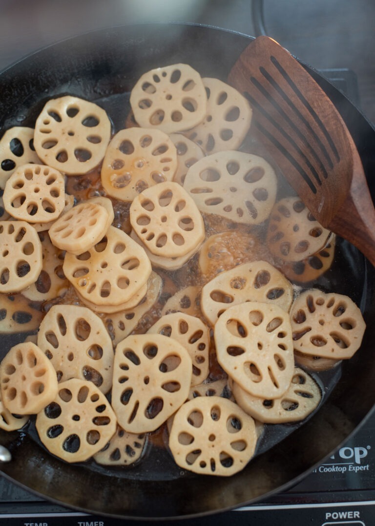 Korean Braised Lotus Root (Yeongeun Jorim) - Beyond Kimchee
