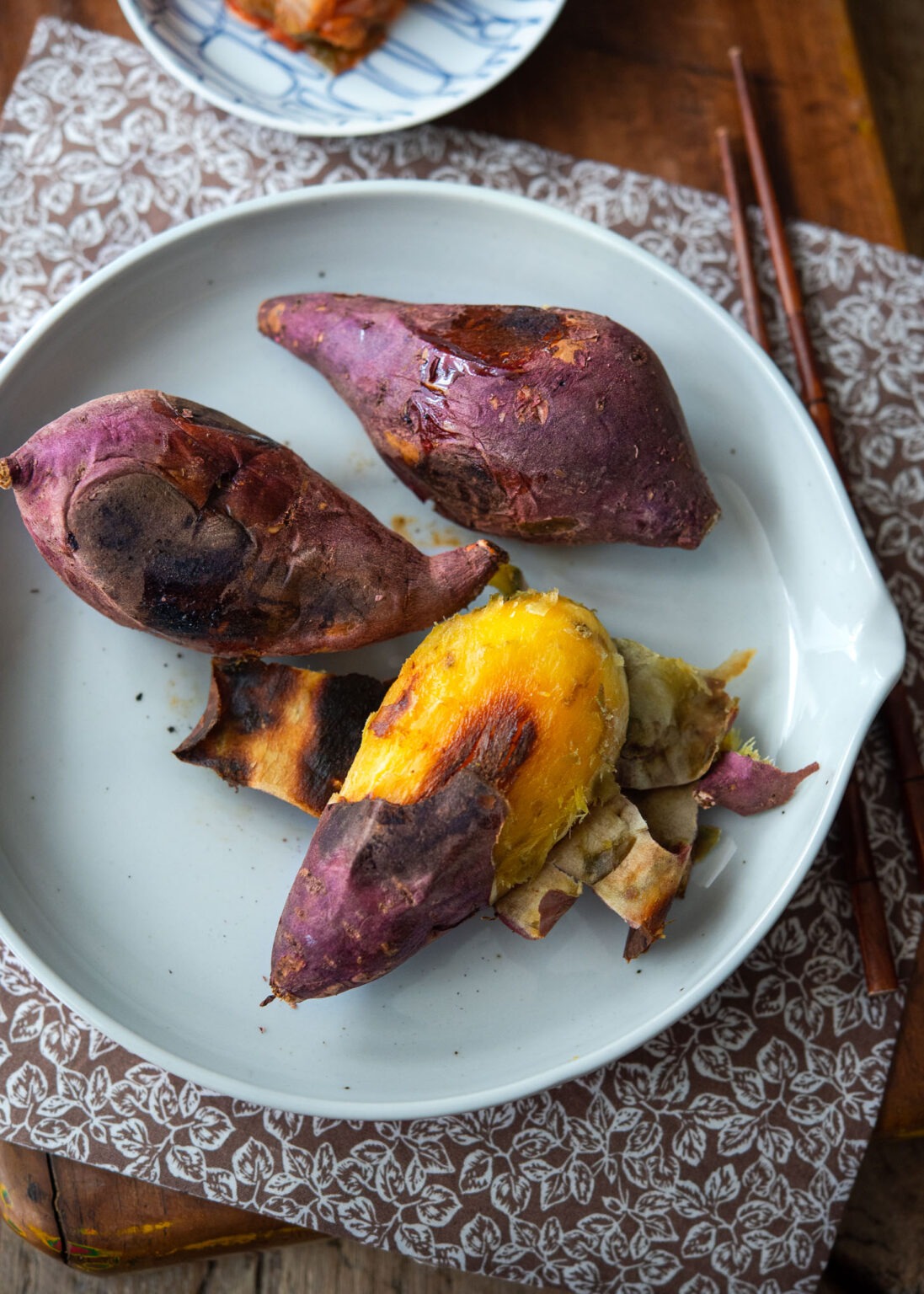 Pan Roasted Korean Sweet Potato - Beyond Kimchee