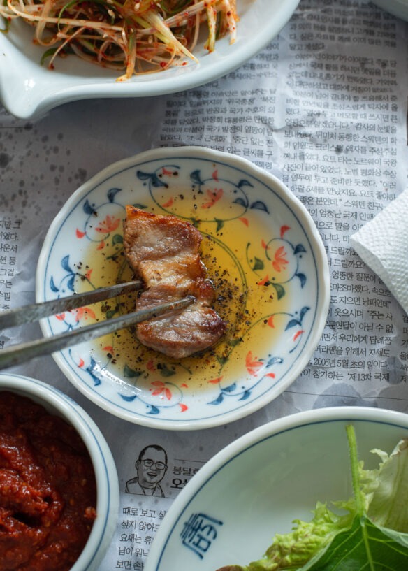 Samgyupsal (Korean BBQ Pork Belly) | Beyond Kimchee