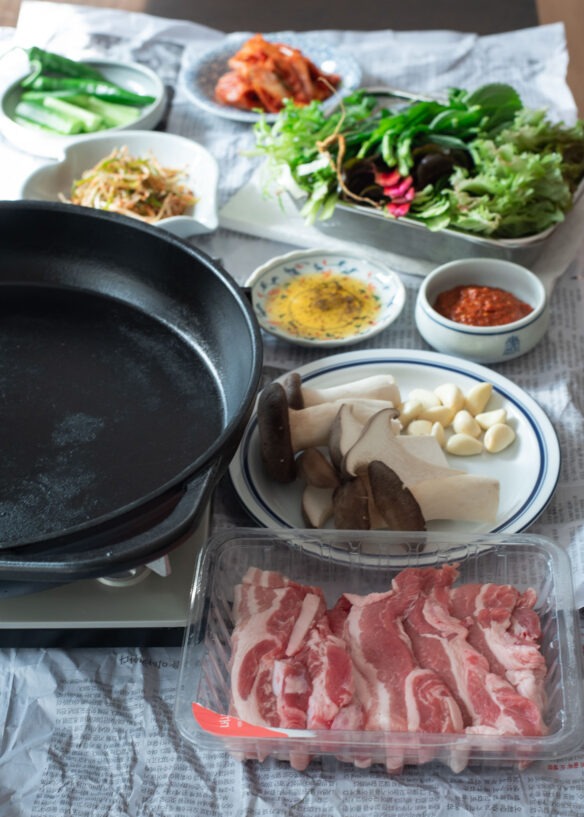 Samgyupsal (Korean BBQ Pork Belly with Simple Home Setup) - Beyond Kimchee