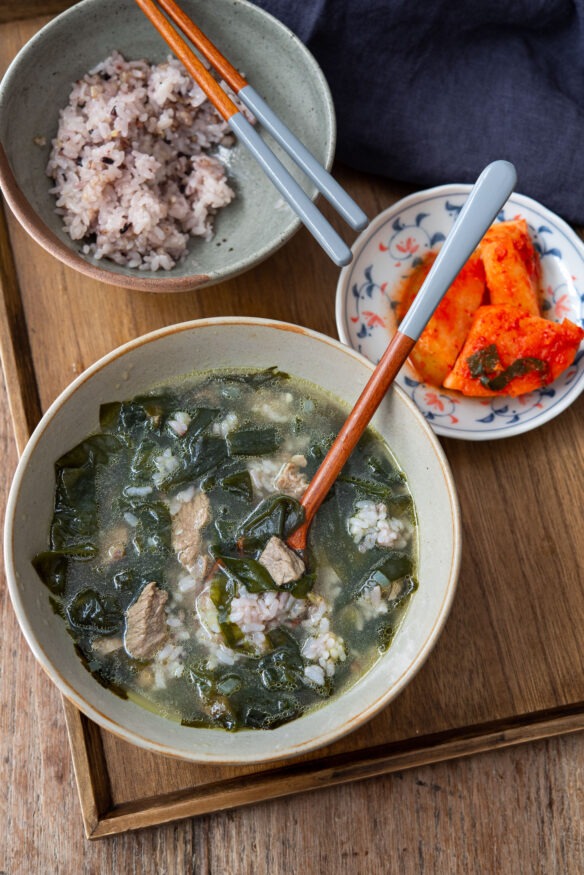 Seaweed Soup with Beef (Miyeok Guk) - Beyond Kimchee