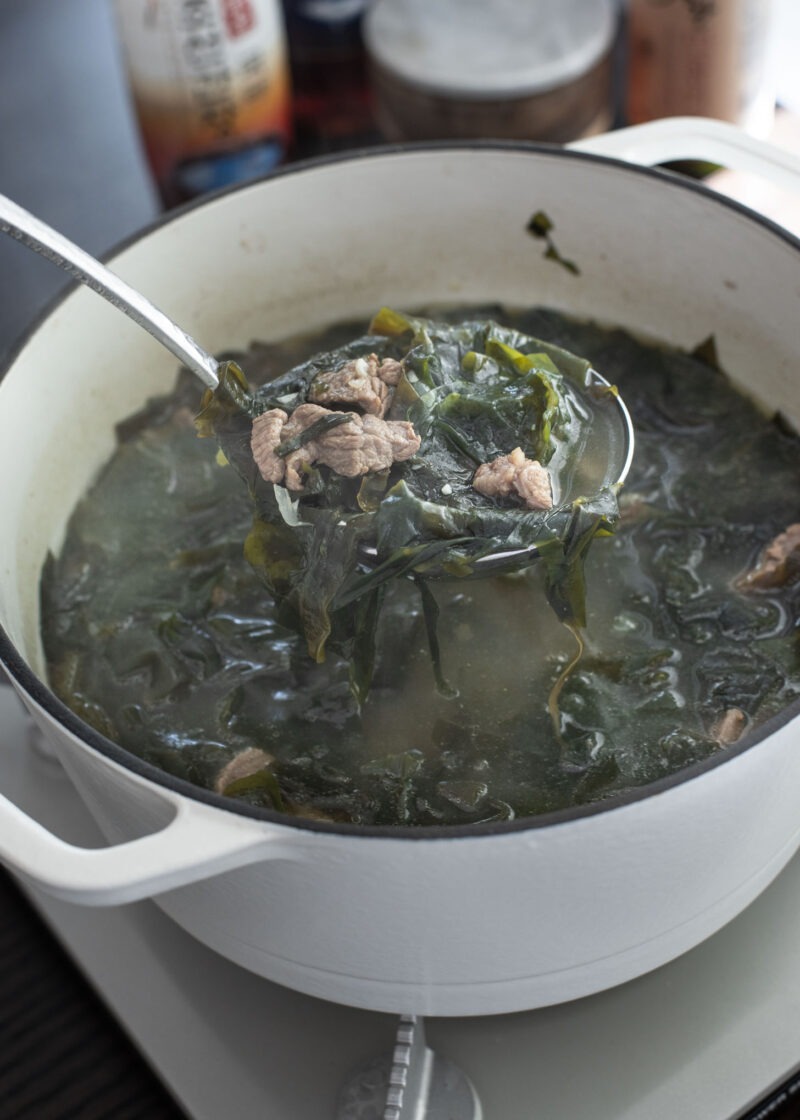 Korean Seaweed Soup (Miyeokguk) with Beef - Beyond Kimchee