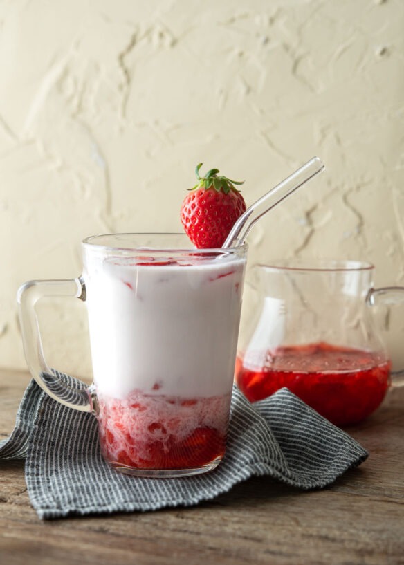 Fresh Korean Strawberry Milk - Beyond Kimchee