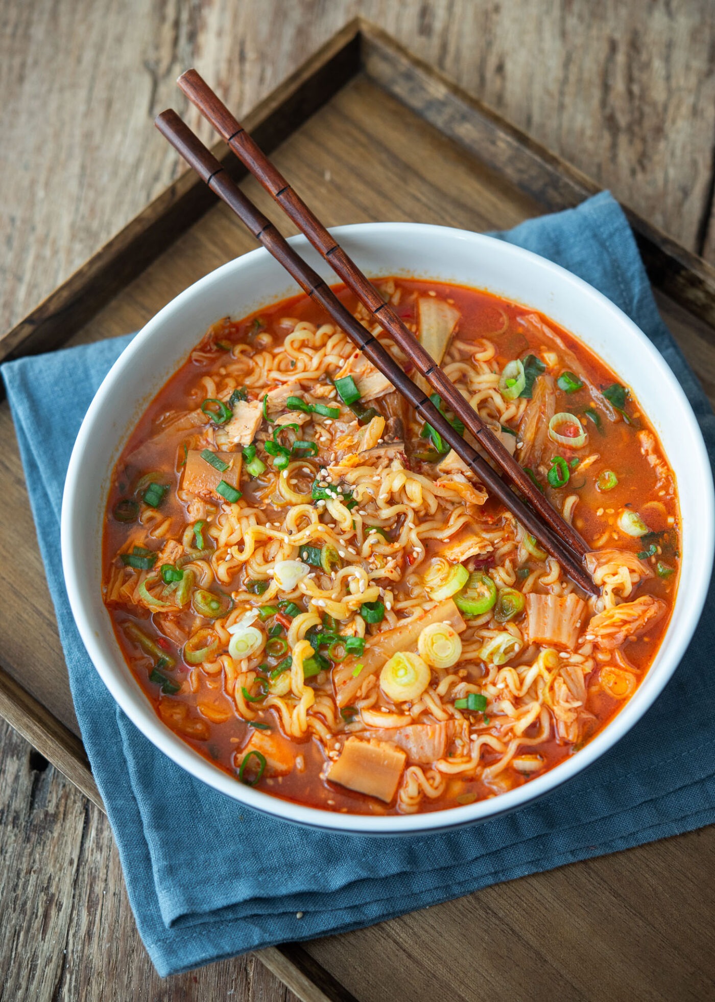 5-Minute Kimchi Ramen - Beyond Kimchee