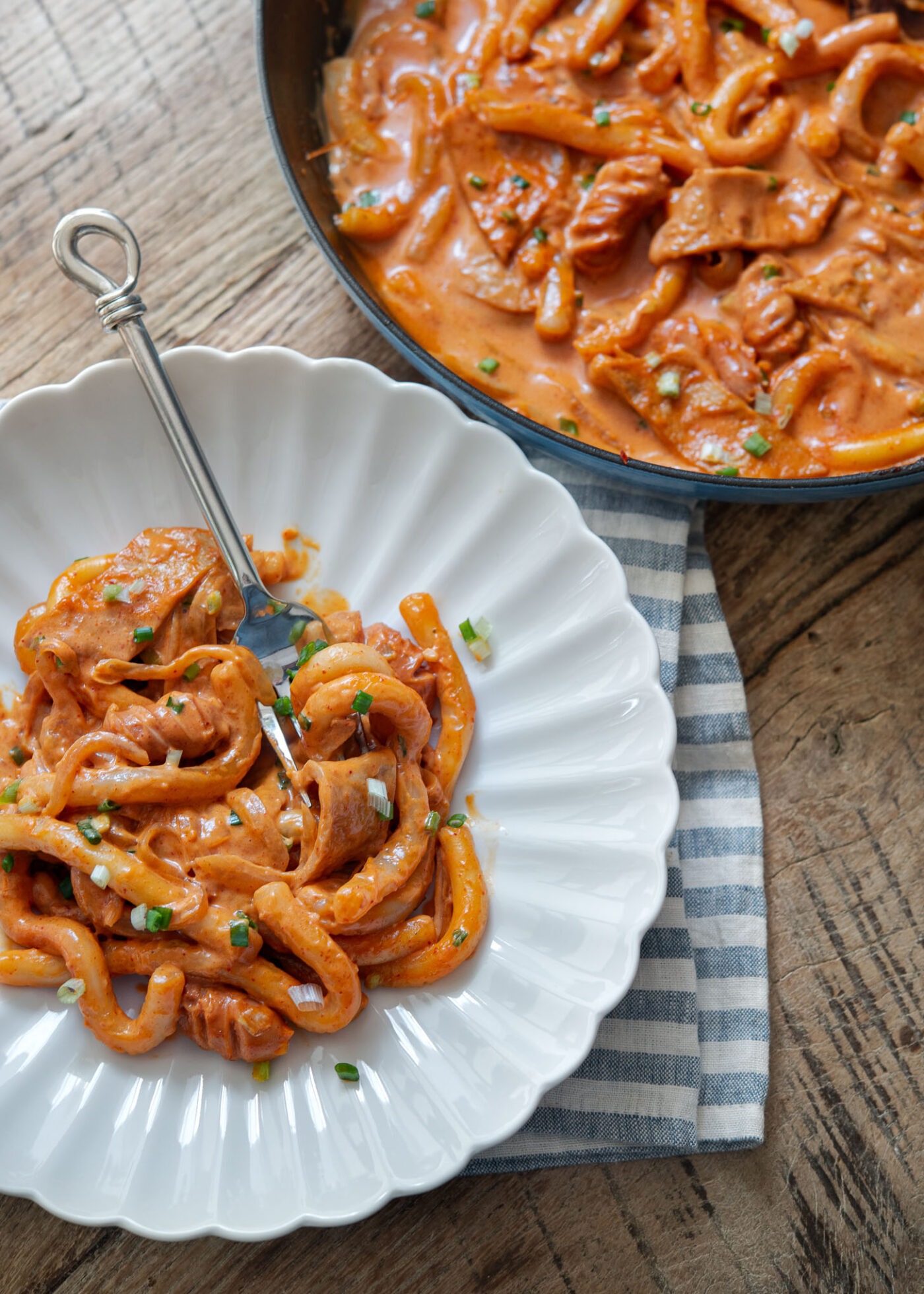Creamy Rose Tteokbokki Beyond Kimchee