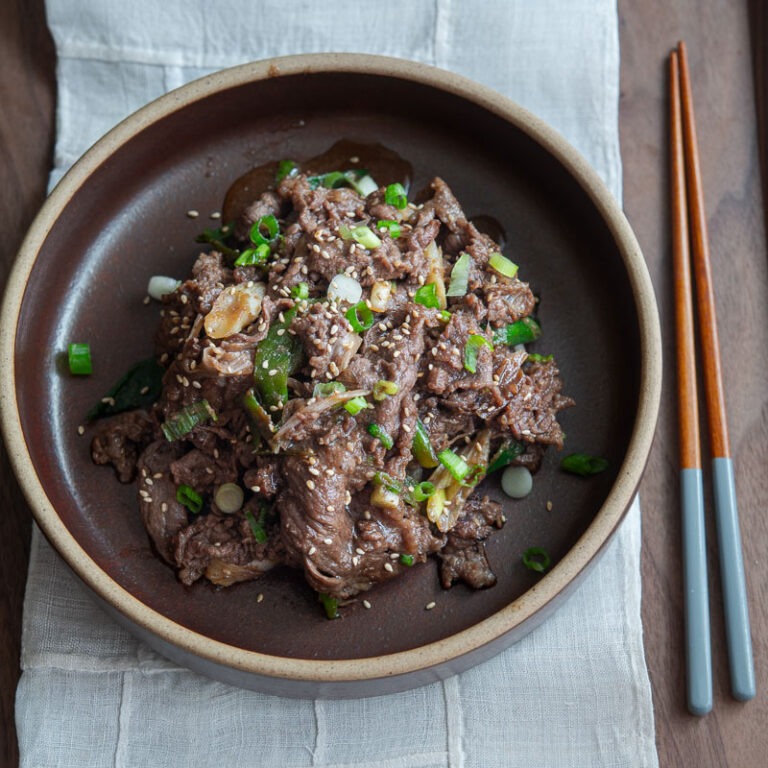 Authentic Korean Bulgogi (Traditional Korean BBQ Beef) - Beyond Kimchee