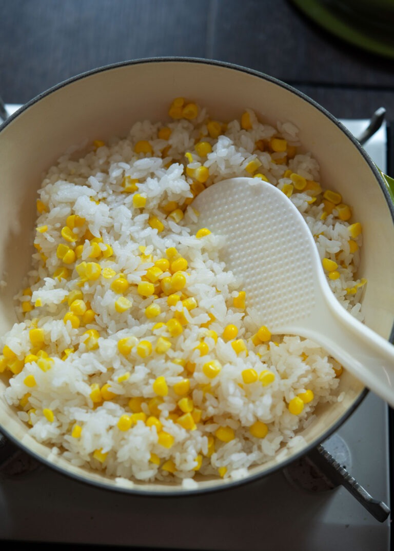 Korean Corn Rice (Oksusu Bap) Beyond Kimchee