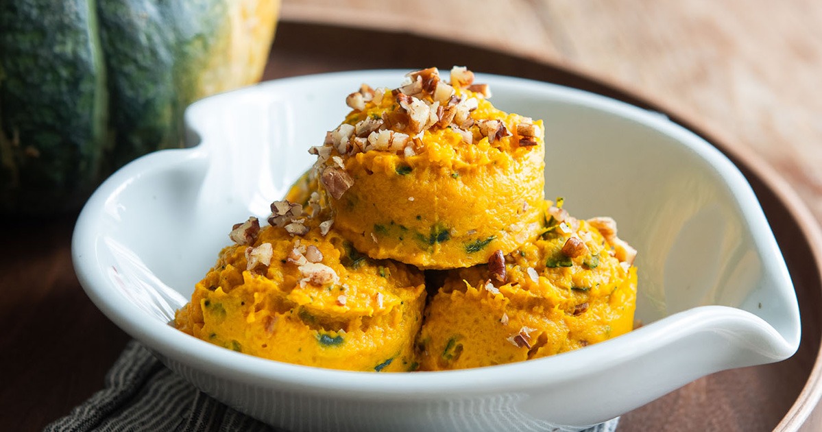 Kabocha Salad (Korean Pumpkin Salad) - Beyond Kimchee
