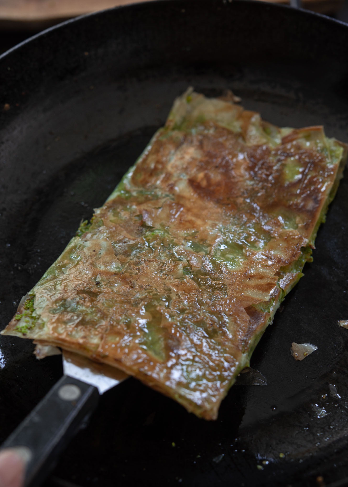 Easy Katmer Recipe (Turkish Pistachio Pastry Dessert) - Beyond Kimchee