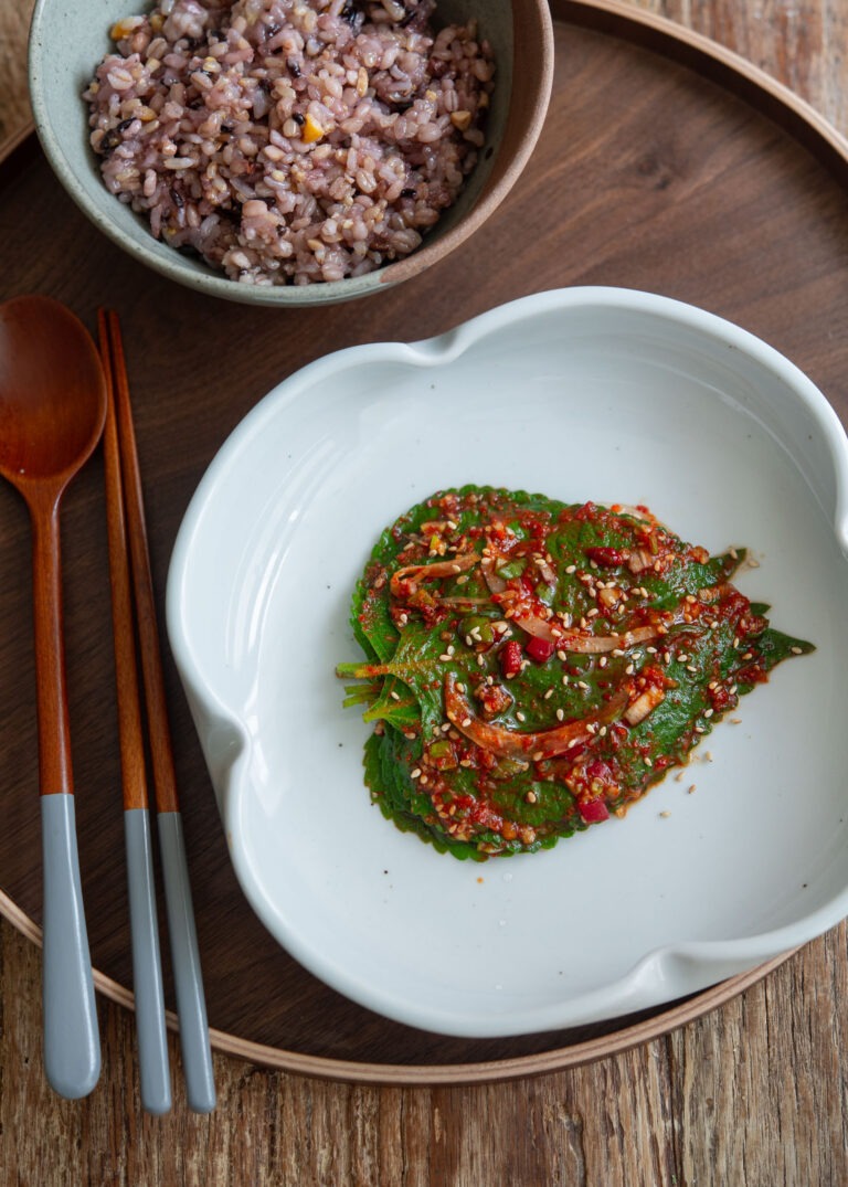 Kkaennip Kimchi (Korean Perilla Leaf Kimchi) - Beyond Kimchee