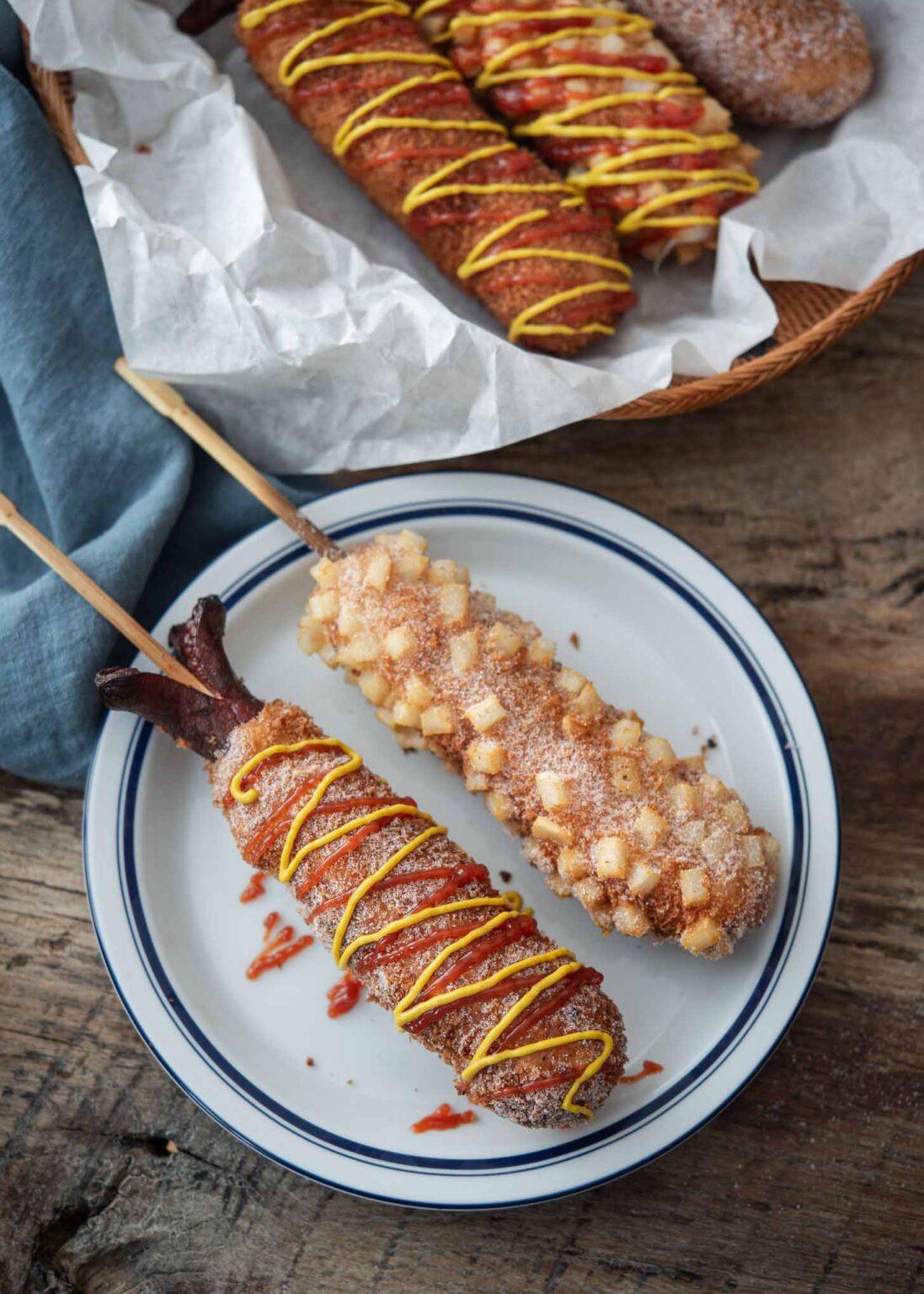 Korean Corn Dog Recipe - Beyond Kimchee