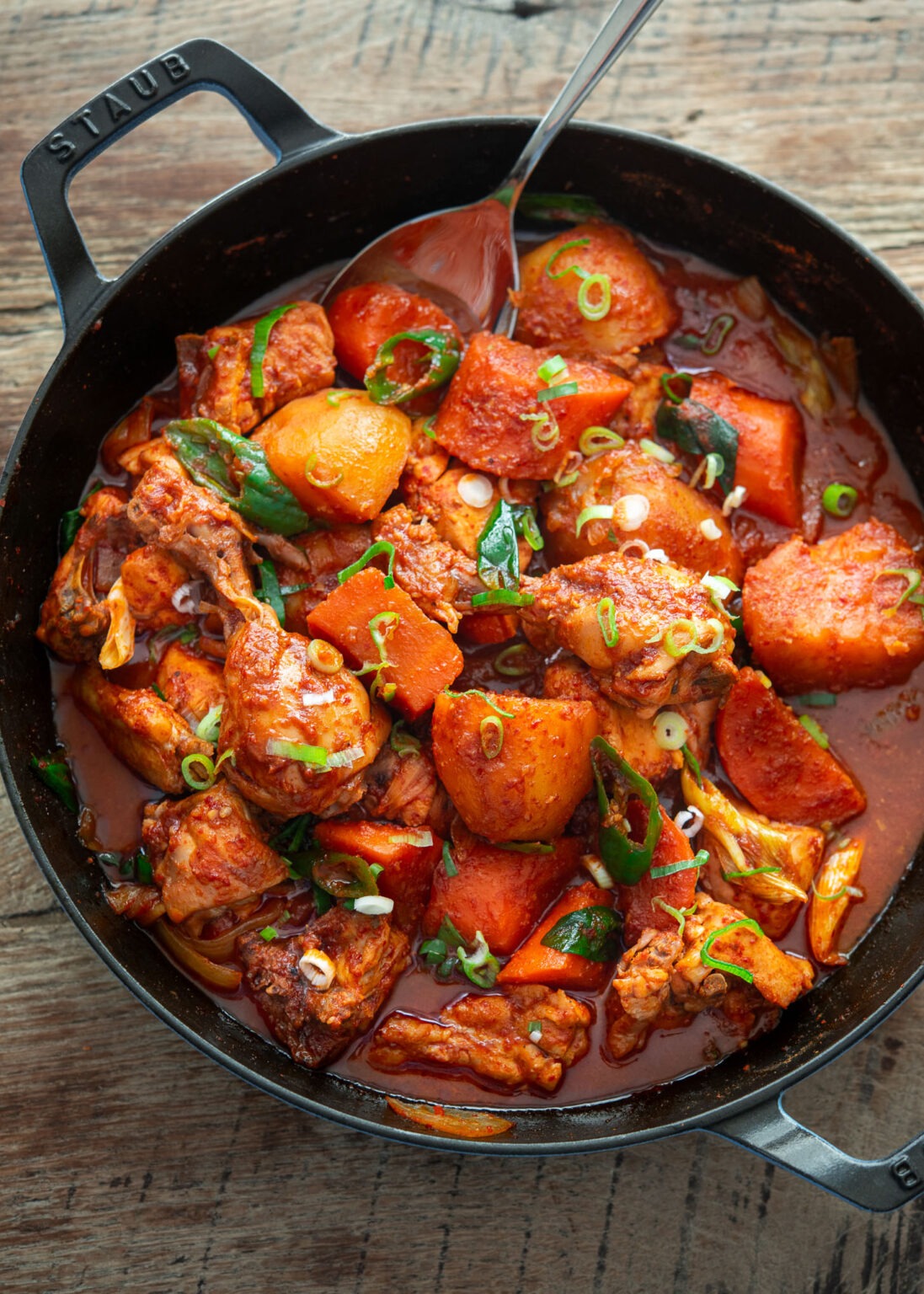 Dakdoritang (Korean Spicy Chicken Stew Recipe) - Beyond Kimchee