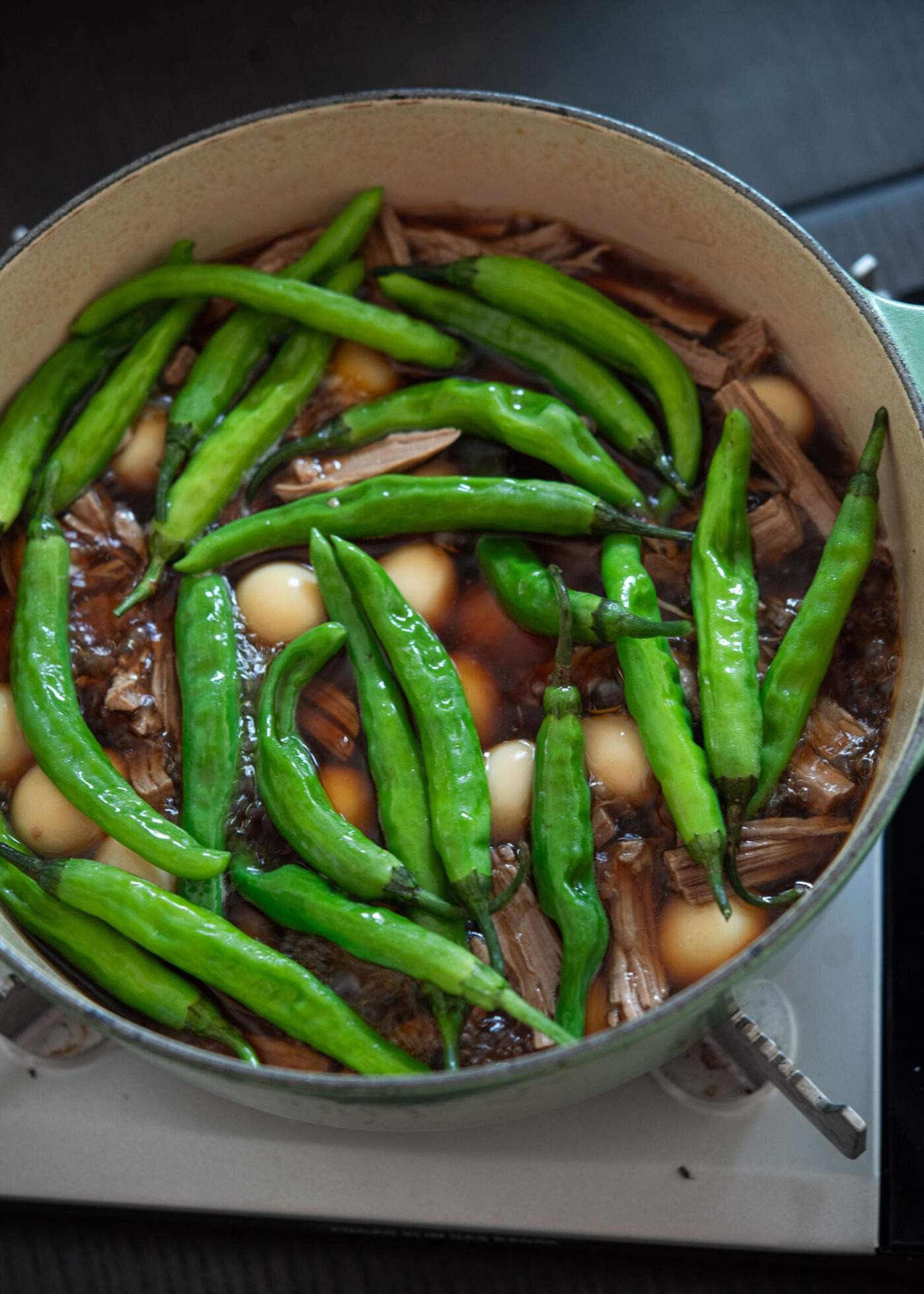 Jangjorim Recipe (Soy Braised Beef with Eggs) - Beyond Kimchee