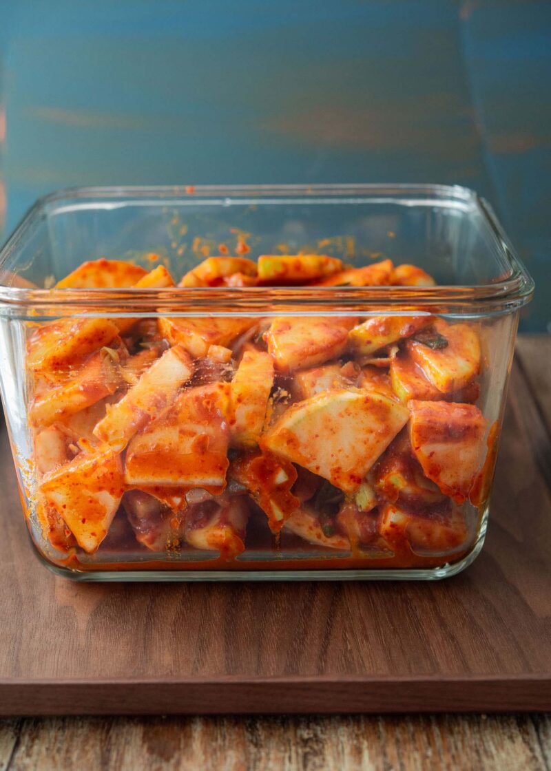 Easy Radish Kimchi Recipe (Kkakdugi) - Beyond Kimchee
