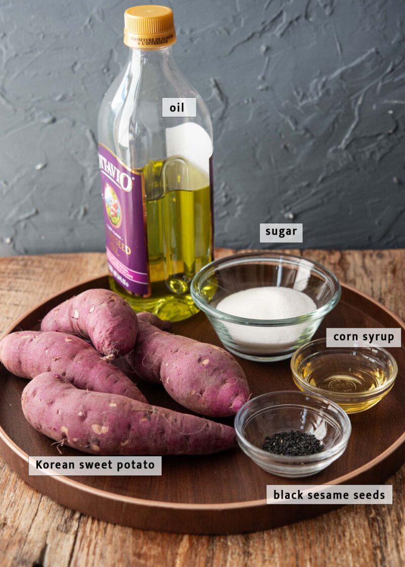 Korean Candied Sweet Potato (Goguma Mattang) - Beyond Kimchee