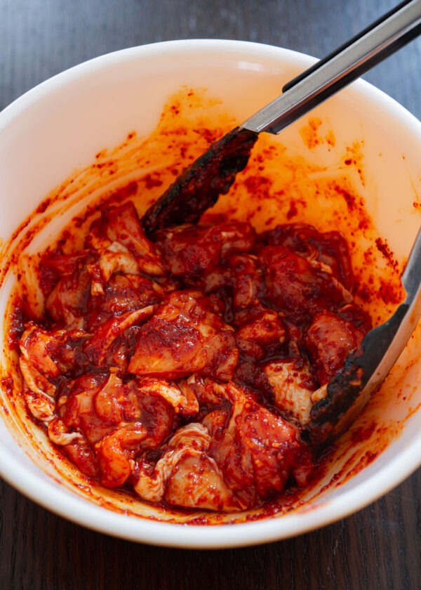 Hot Cheese Buldak Recipe (Korean Fire Chicken) - Beyond Kimchee