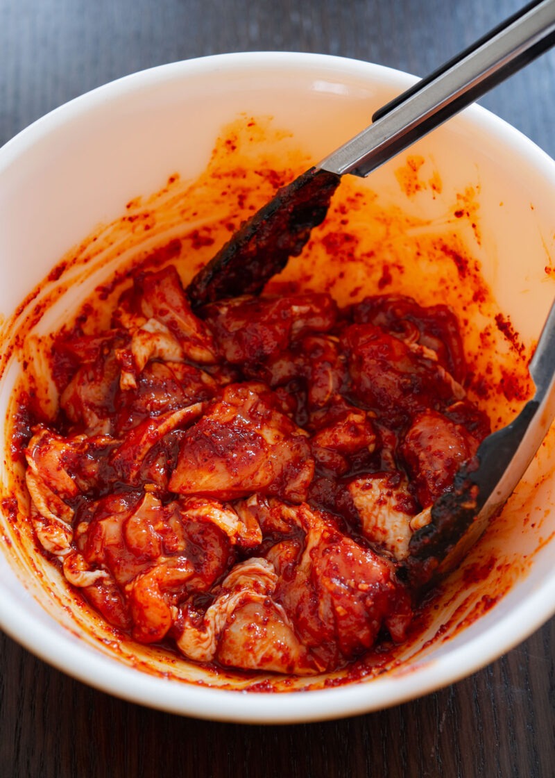 Hot Cheese Buldak Recipe (Korean Fire Chicken) - Beyond Kimchee