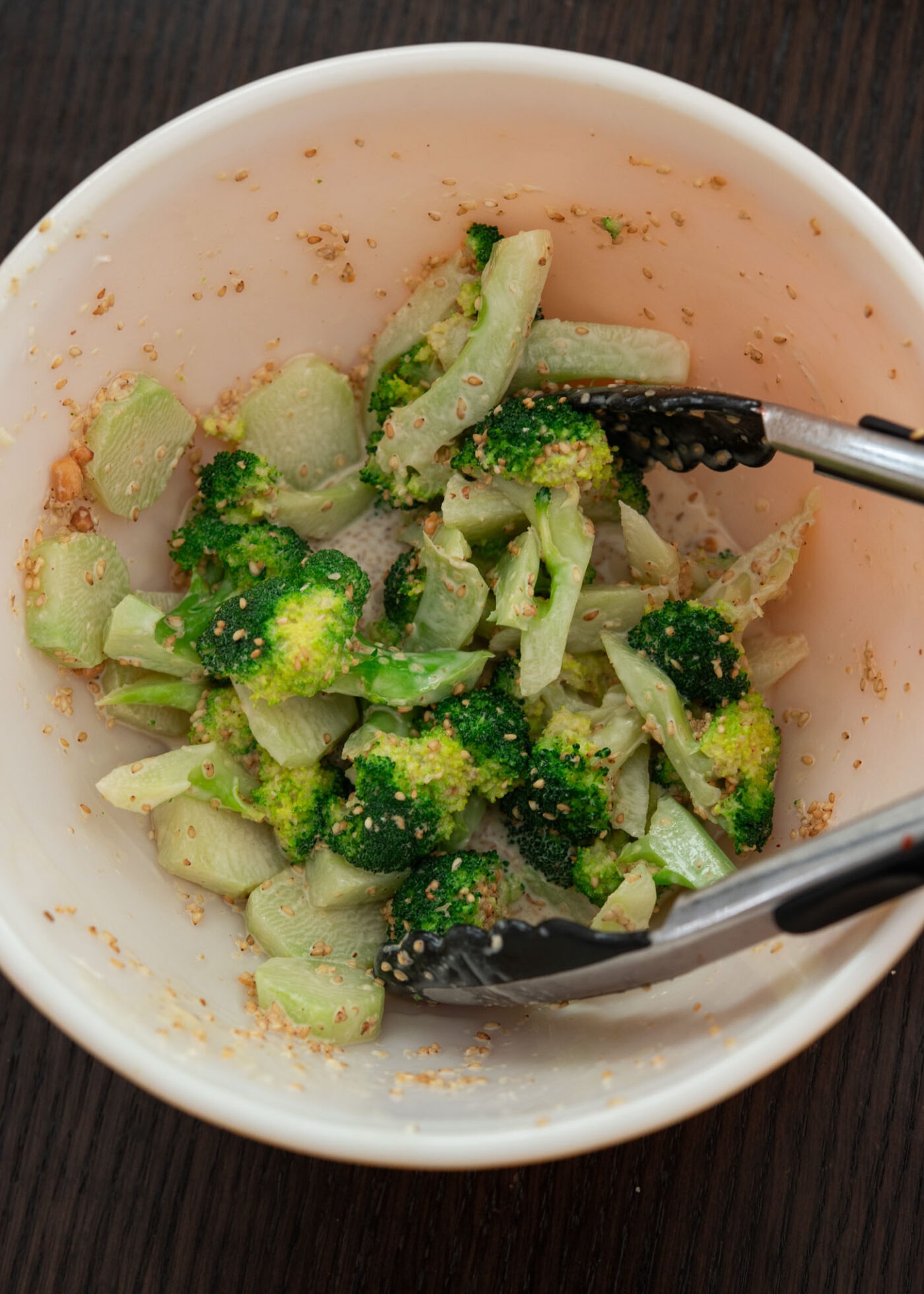 Asian-Style Broccoli Salad with Sesame Dressing - Beyond Kimchee