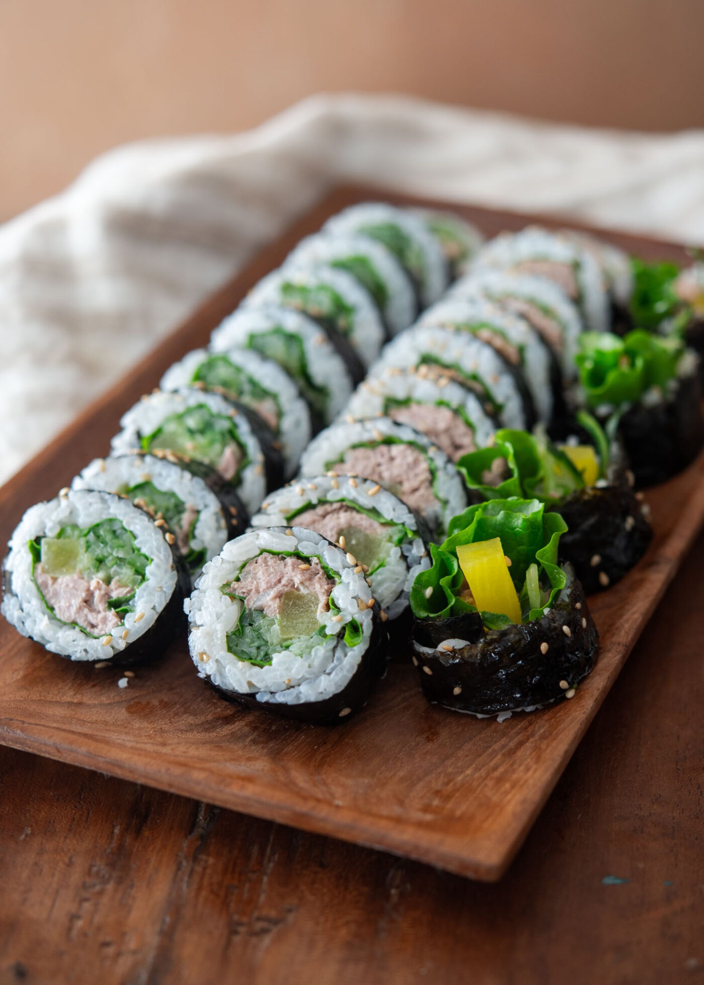 Easy Tuna Kimbap Recipe (Cucumber Chamchi Gimbap) - Beyond Kimchee