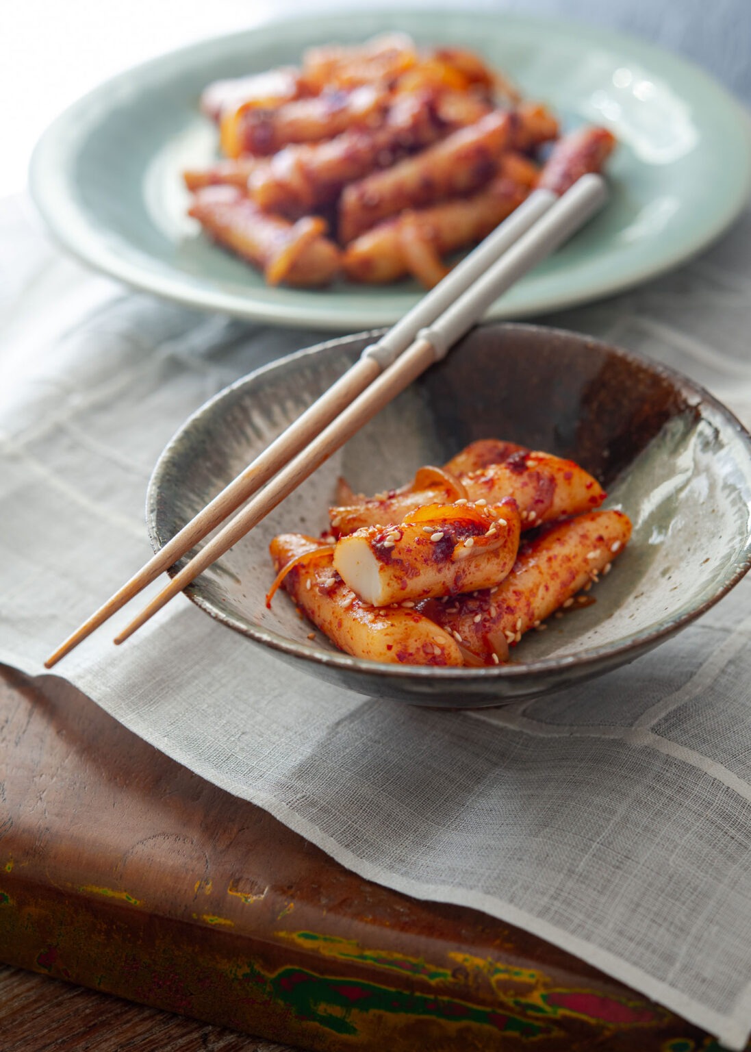 Spicy Pan-Fried Rice Cake (Korean Stir-Fried Tteokbokki)