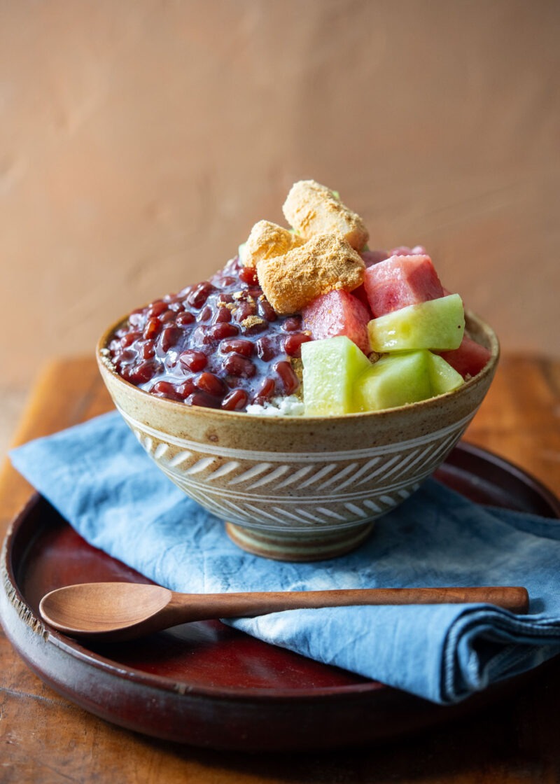 Patbingsu (Red Bean Shaved Ice Dessert) | Beyond Kimchee