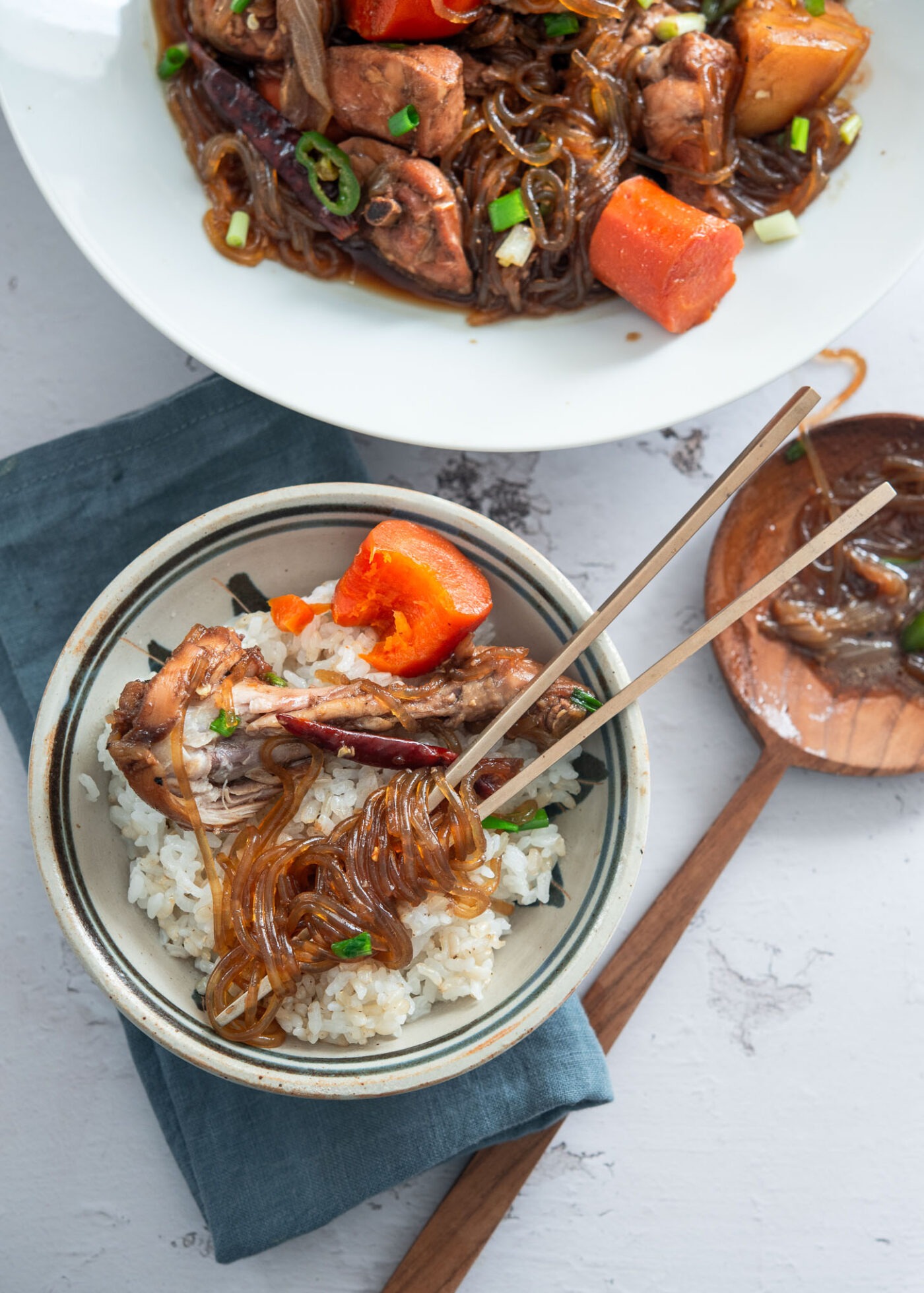 Korean Braised Chicken (Andong Jjimdak) | Beyond Kimchee