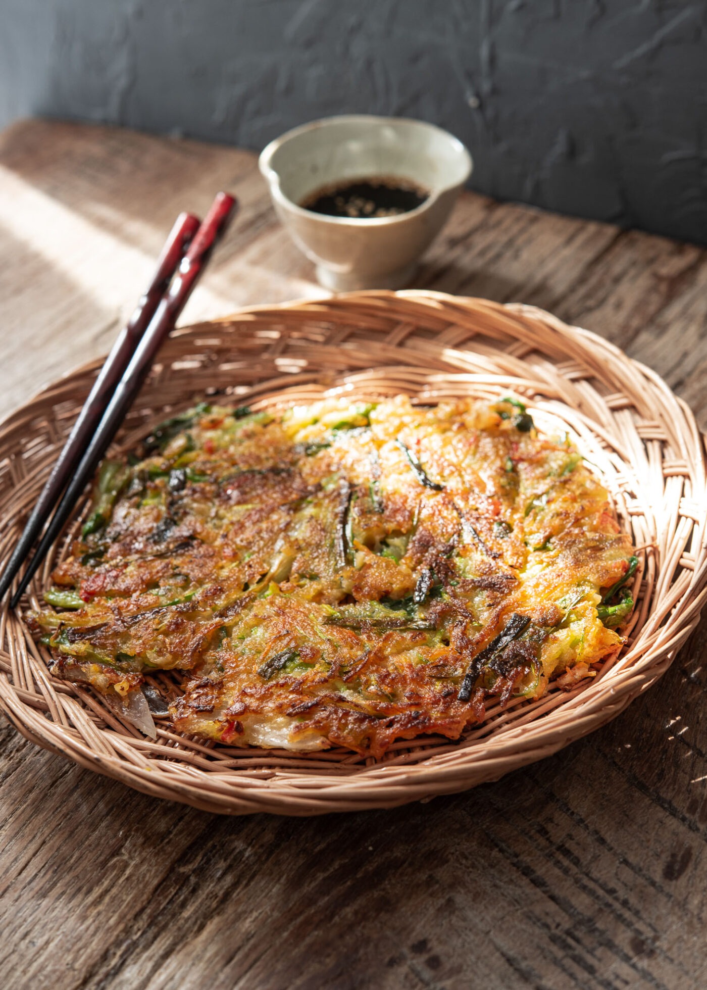 Crispy Korean Vegetable Pancakes (Yachaejeon) - Beyond Kimchee