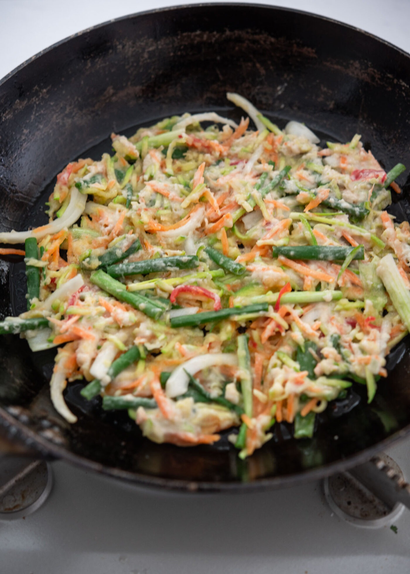 Crispy Korean Vegetable Pancakes (Easy Yachaejeon Recipe) - Beyond Kimchee