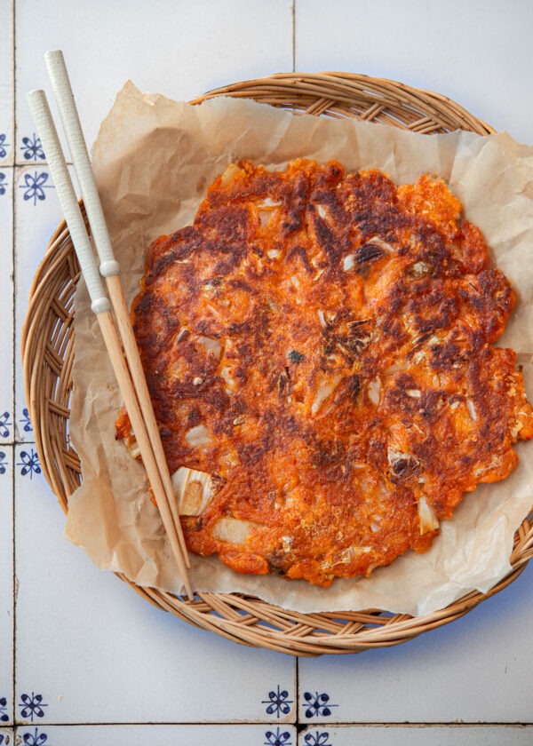 Crispy Kimchi Pancakes (Kimchi Jeon) Recipe | Beyond Kimchee
