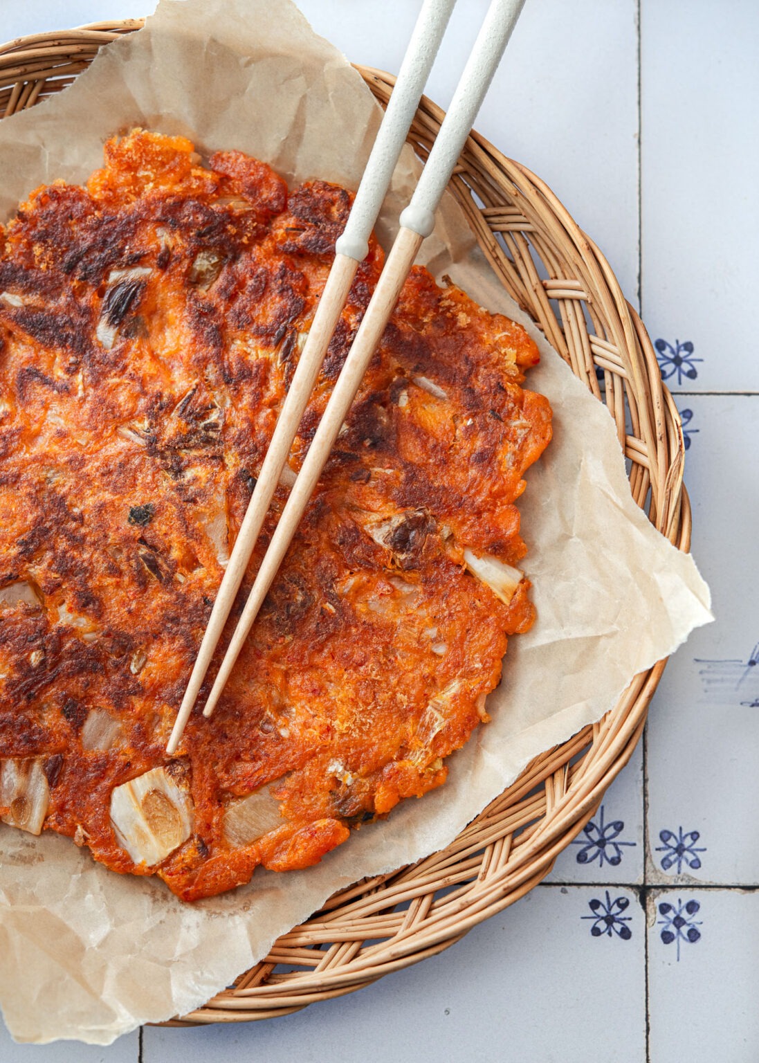Crispy Kimchi Pancakes (Kimchi Jeon) Recipe | Beyond Kimchee