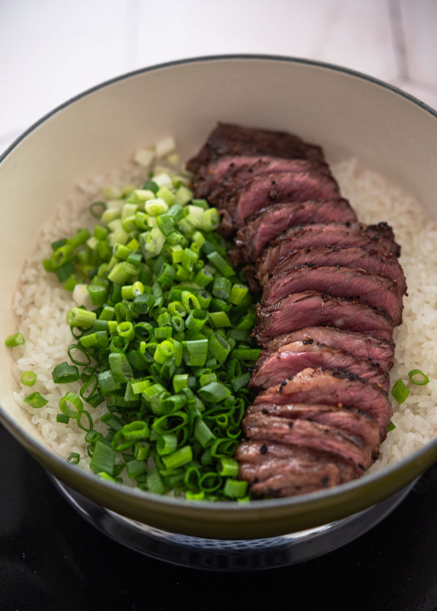 Korean Pot Rice with Steak (Sotbap) - Beyond Kimchee