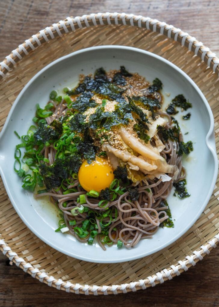 Makguksu (Korean Perilla Oil Buckwheat Noodles) - Beyond Kimchee
