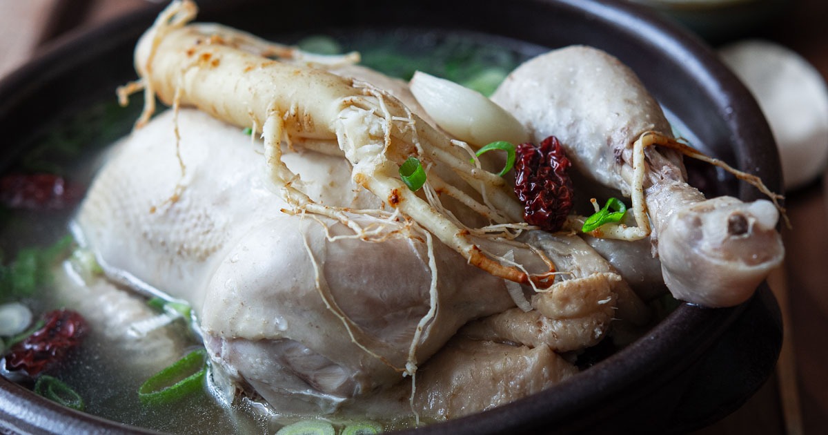Authentic Samgyetang (Korean Ginseng Chicken Soup Recipe) - Beyond Kimchee